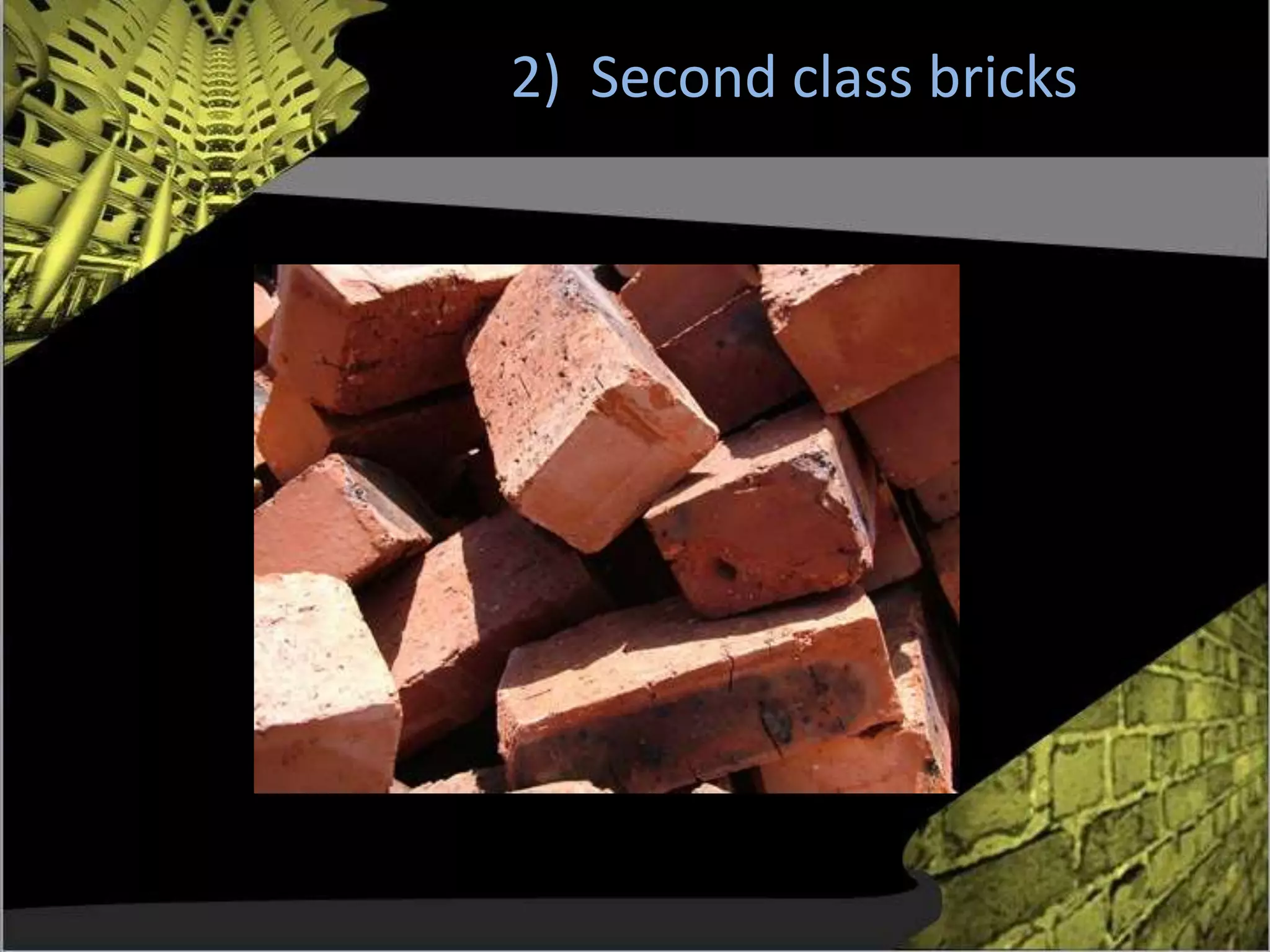 Types Of BriCks | PPTX