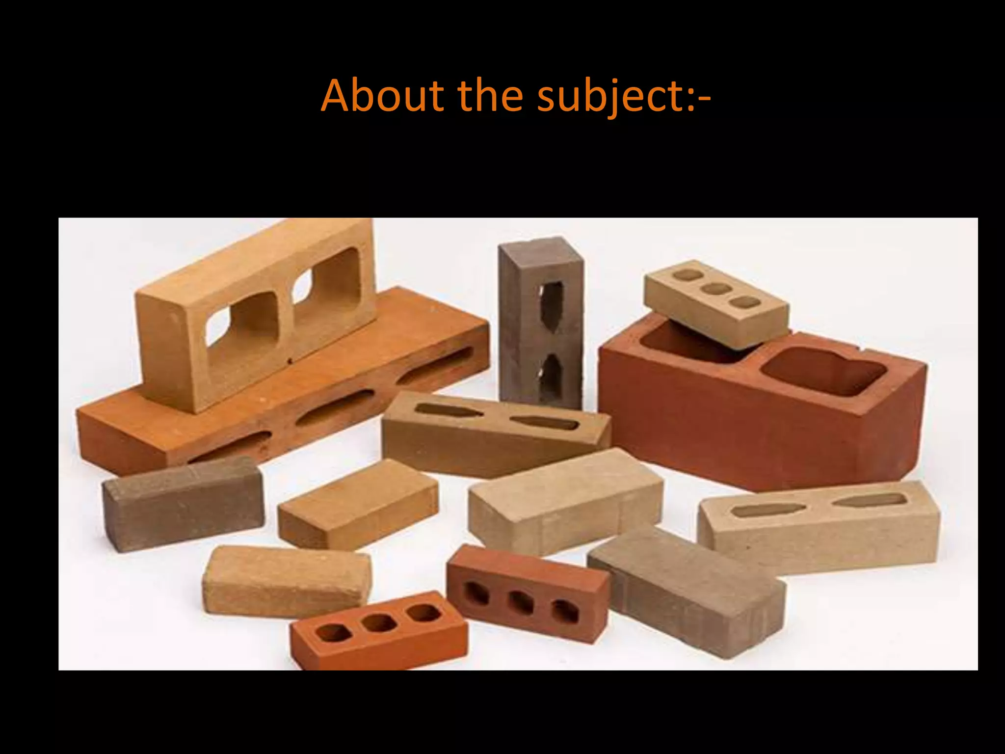 Types Of BriCks | PPTX