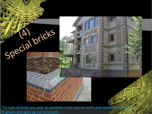 Types Of BriCks | PPTX | Civil Engineering Industry | Industries