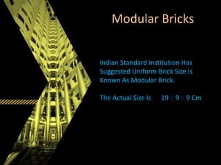 Types Of BriCks | PPTX