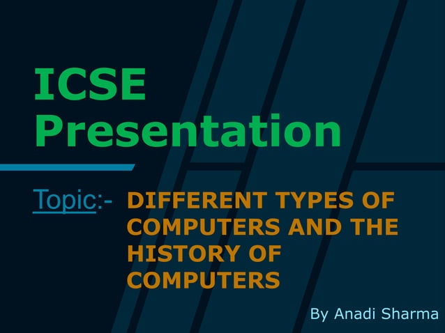 Classification of Computer | PPT