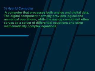 Classification of Computer | PPT
