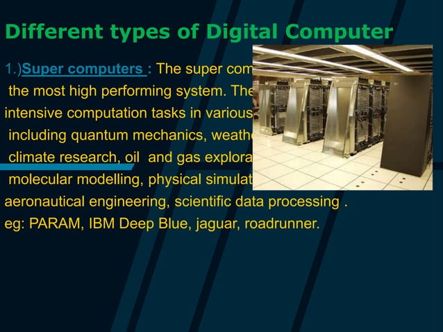 Classification of Computer | PPT