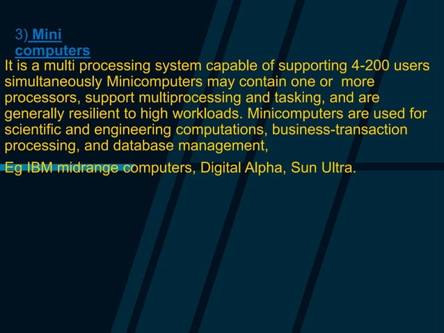 Classification of Computer | PPT