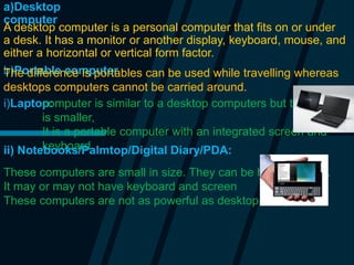 Classification of Computer | PPT