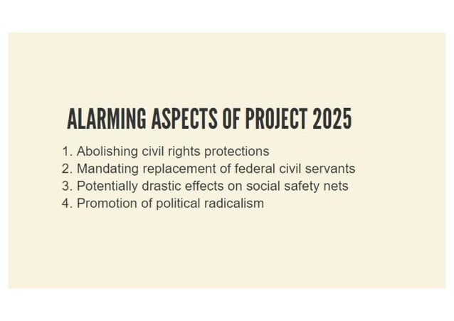 Project 2025 Summary: US Presidential Transition Project | PPTX