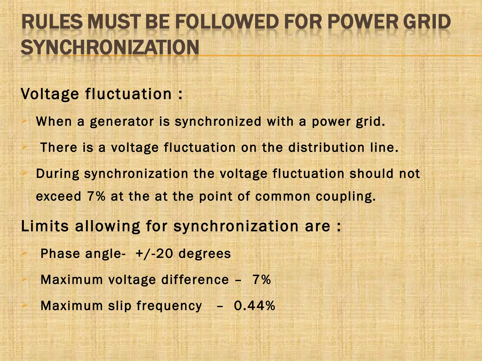 power grid synchronization failure detection | PPT
