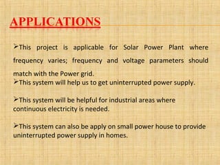 power grid synchronization failure detection | PPT