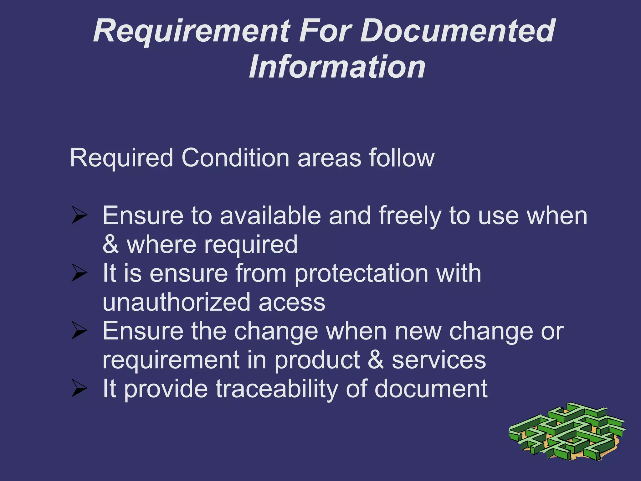Documented Information | PPTX