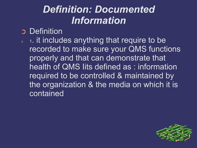 Documented Information | PPTX