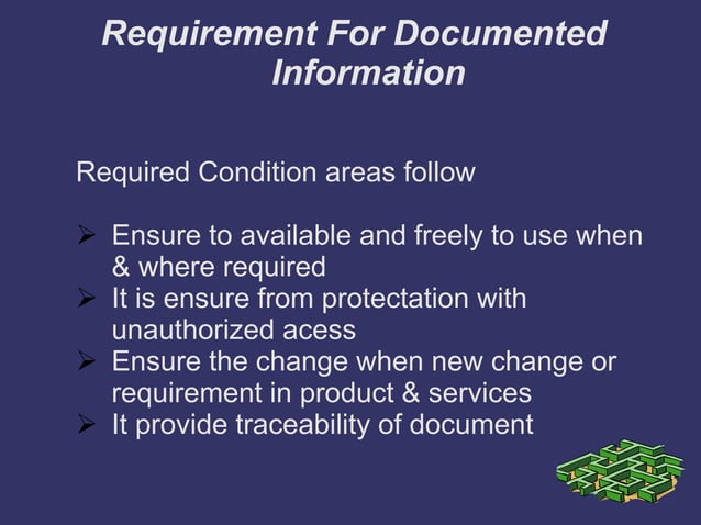 Documented Information | PPTX