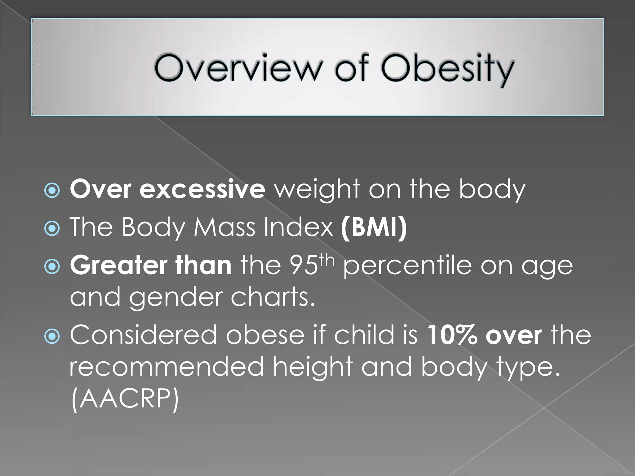 Project 2 obesity | PPTX