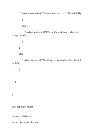Project 2Project 2.pdfIntroduction to Programming EECS 1.docx | Weather ...