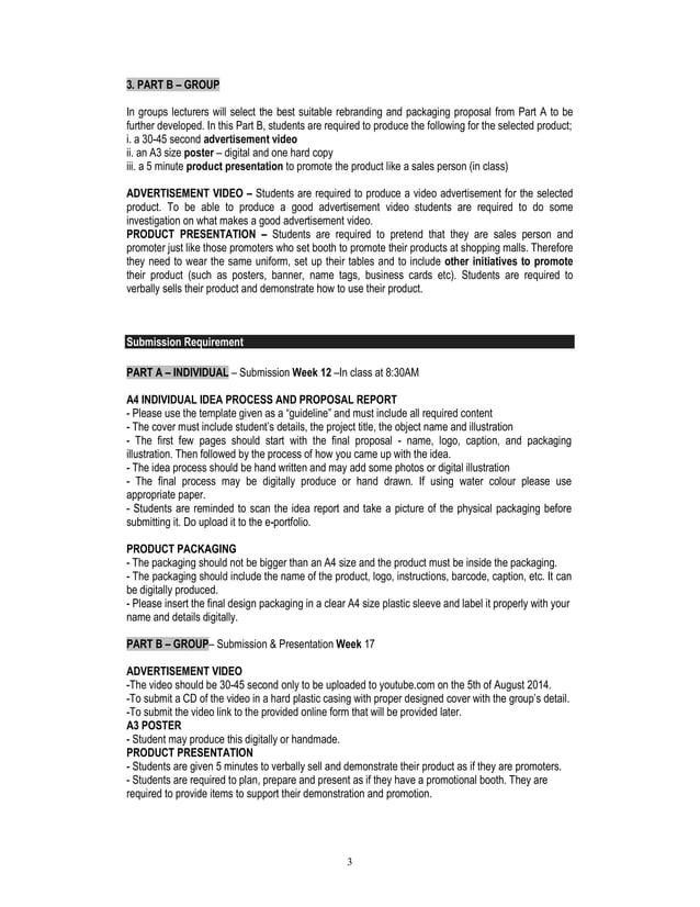 CTS Final Project Brief | PDF