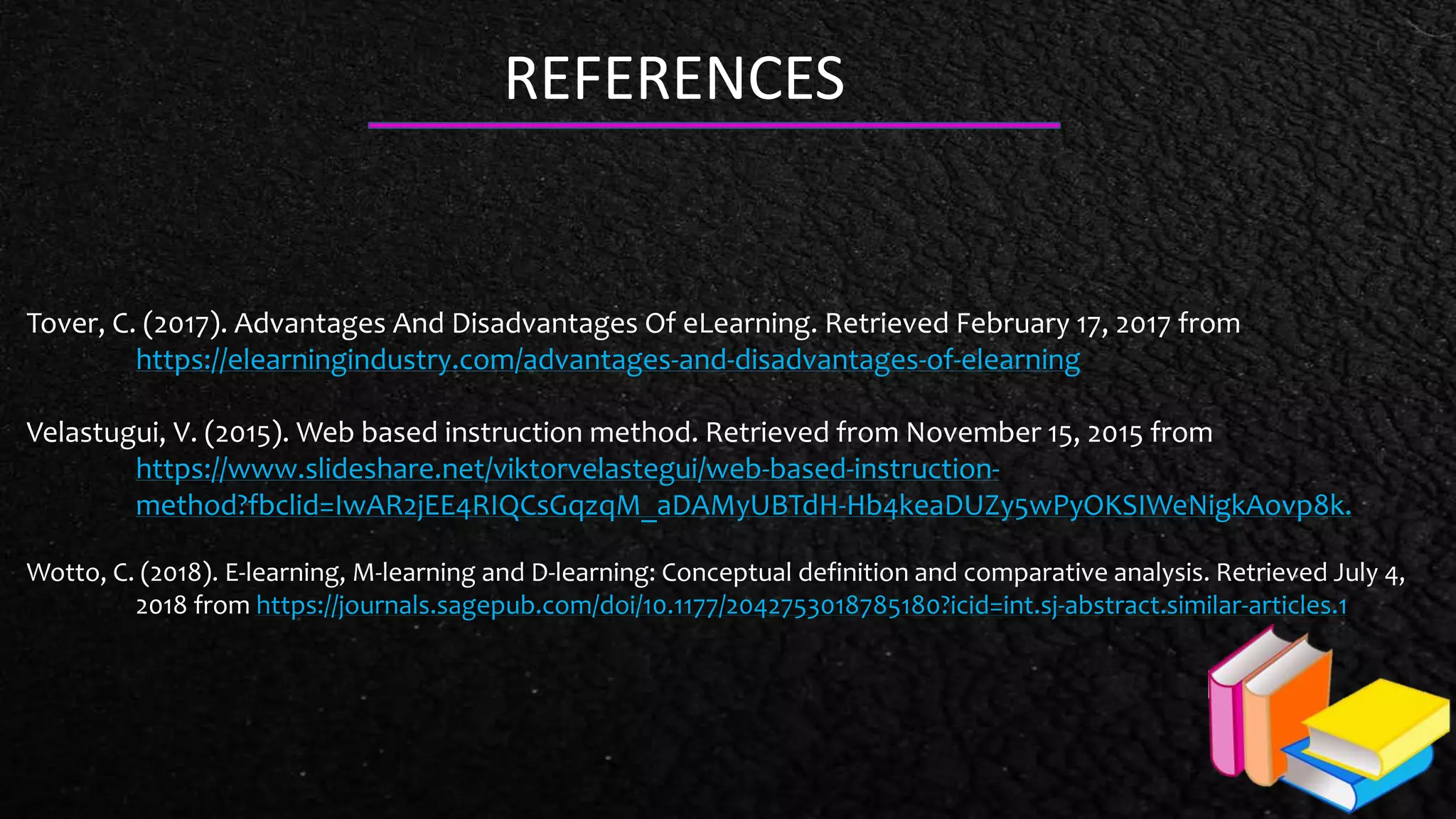WEB BASED INSTRUCTION AND E-LEARNING Project 2 violeta | PPTX