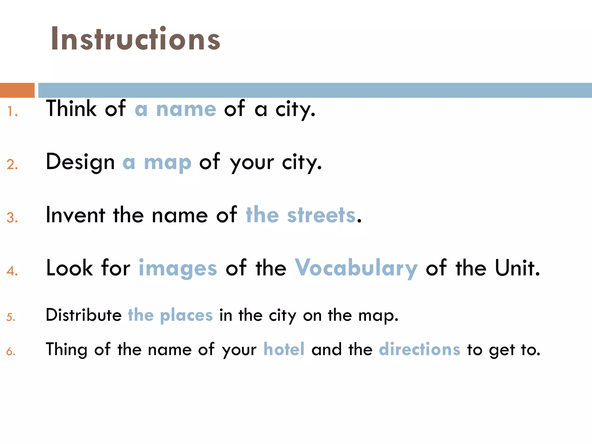 Project 3. How do i get there | PPT