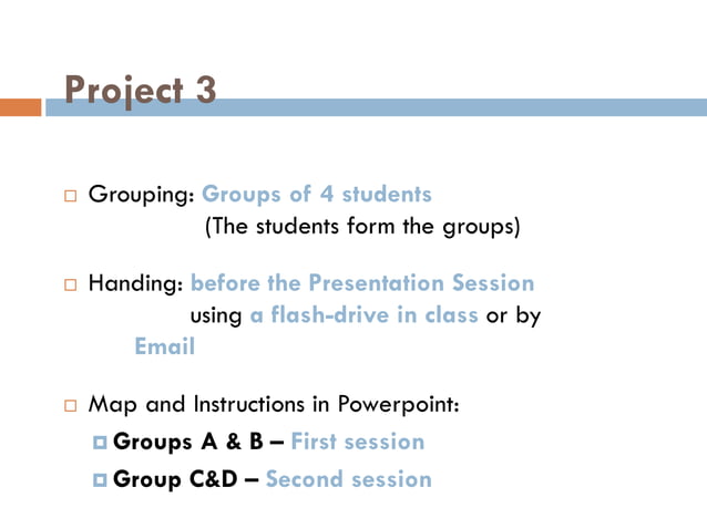 Project 3. How do i get there | PPT