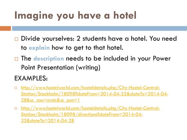 Project 3. How do i get there | PPT