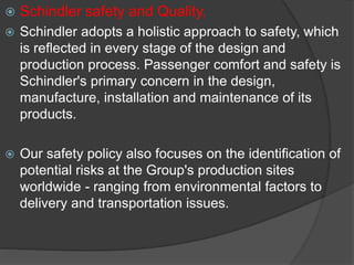 SCHINDLER Inc. | PPTX