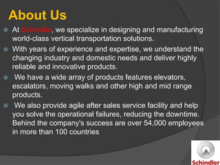 SCHINDLER Inc. | PPTX