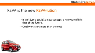 Project 306 mahindra reva | PPT