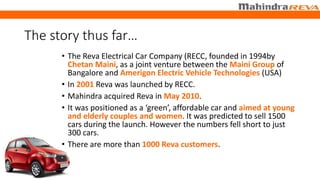 Project 306 mahindra reva | PDF