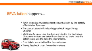 Project 306 mahindra reva | PPT