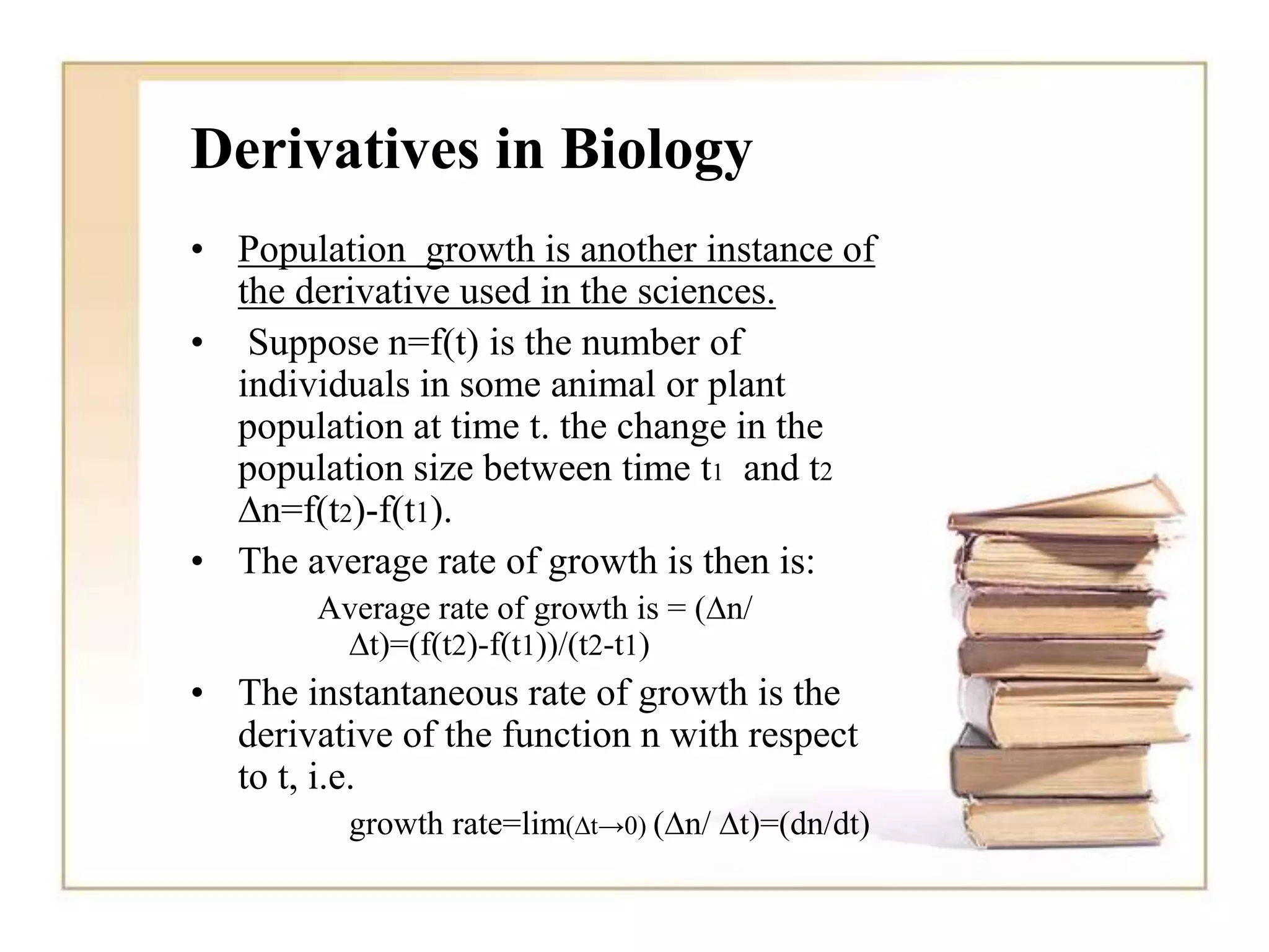 Applications of Derivatives | PPTX