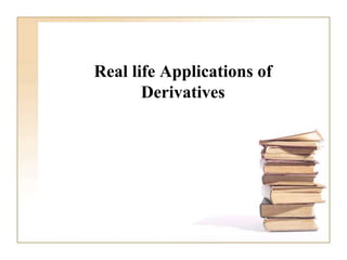Applications of Derivatives | PPTX