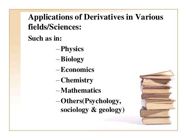 applications of limits and derivatives in real life