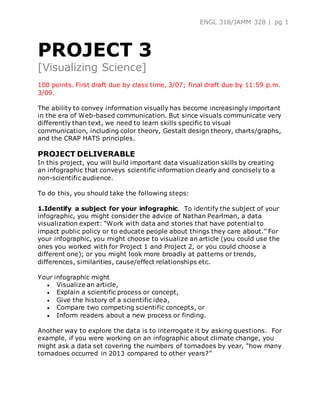 Infographic Assignment Sheet