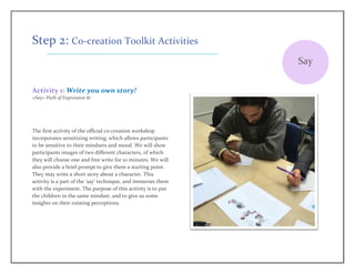 Character Design Co-creation Toolkit for Children | PPT