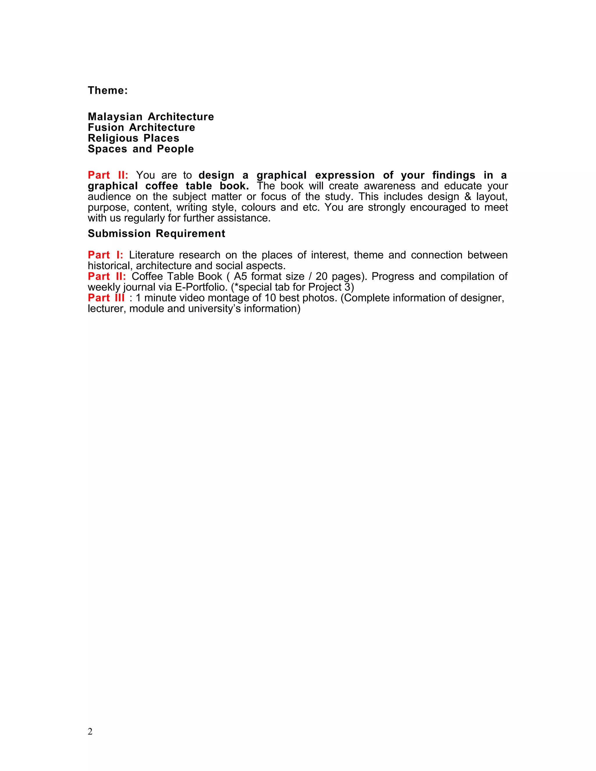 c&c final project brief Project 3 (jan 2015) (1) | DOC