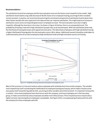 Prediction of Future Employee Turnover via Logistic Regression | DOCX