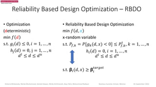 Project 4-Final Presentation RBDO | PPT