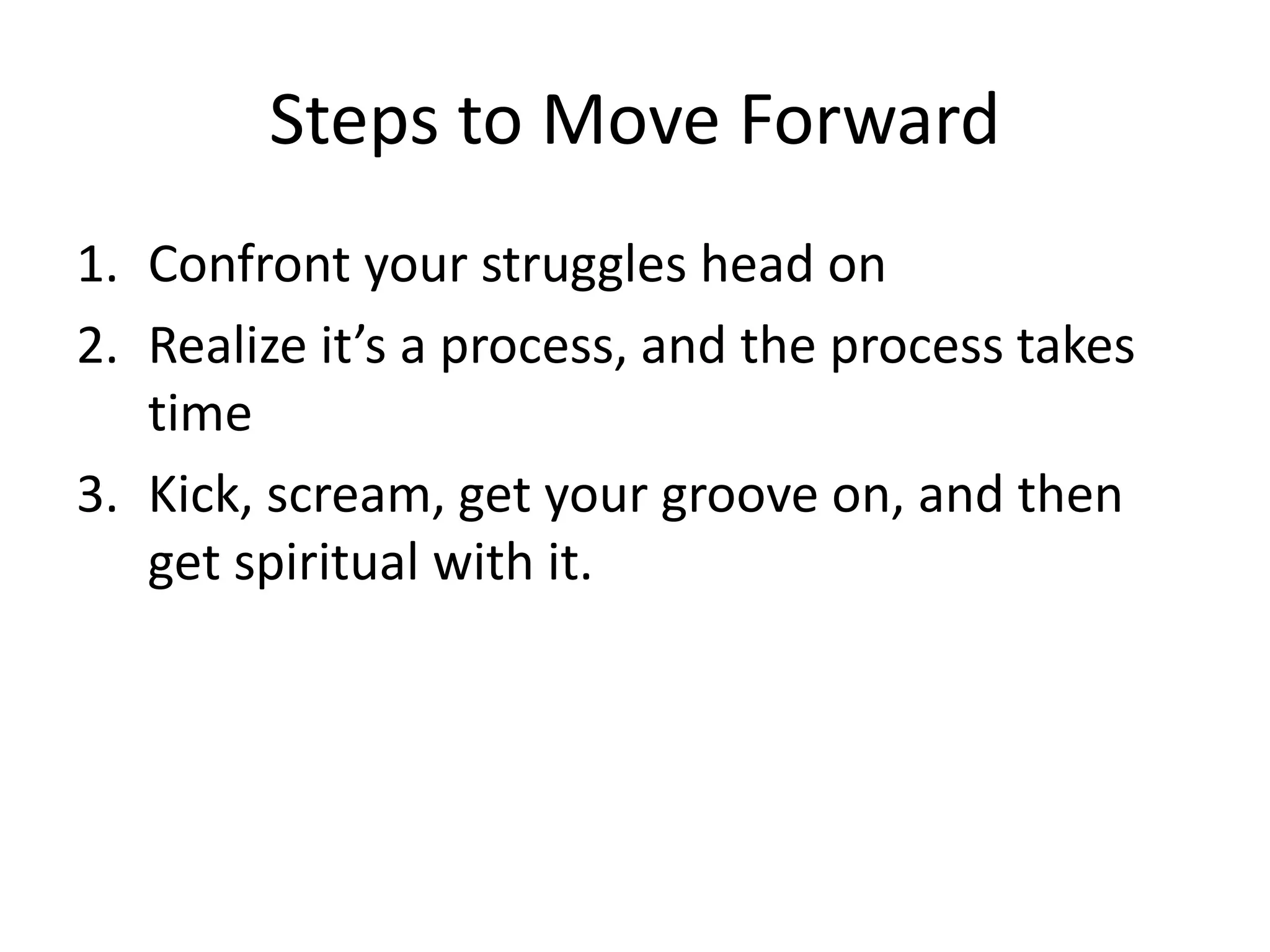 Project 4 keep moving forward - v2 | PPTX