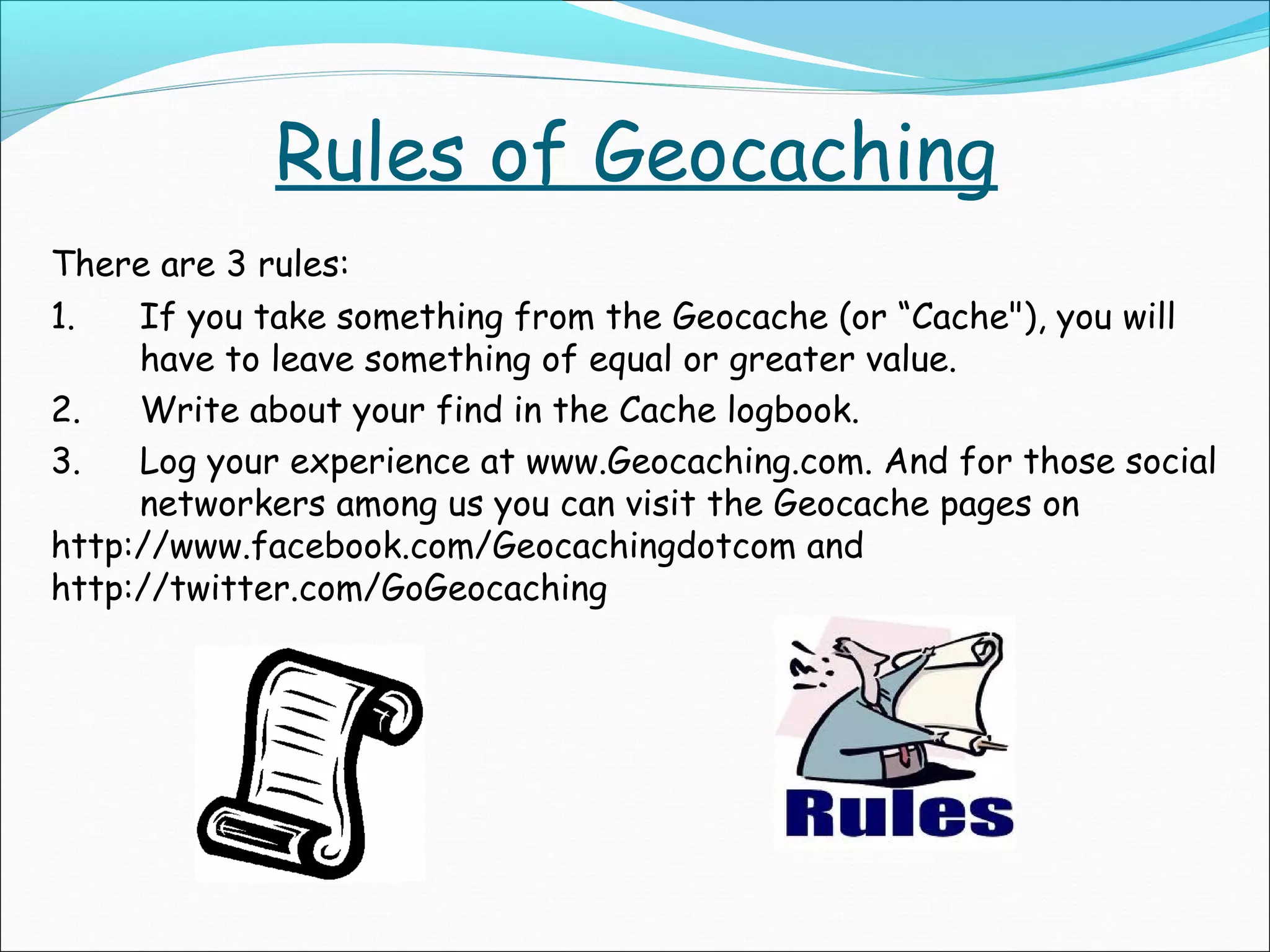 Geocaching presentation | PPT