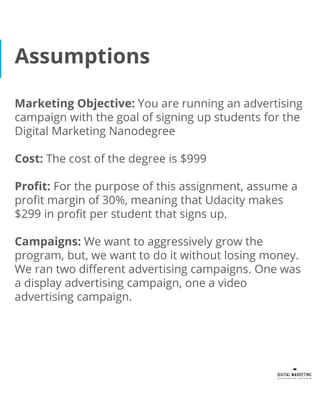 Udacity Project 6 Display Adwords | PDF
