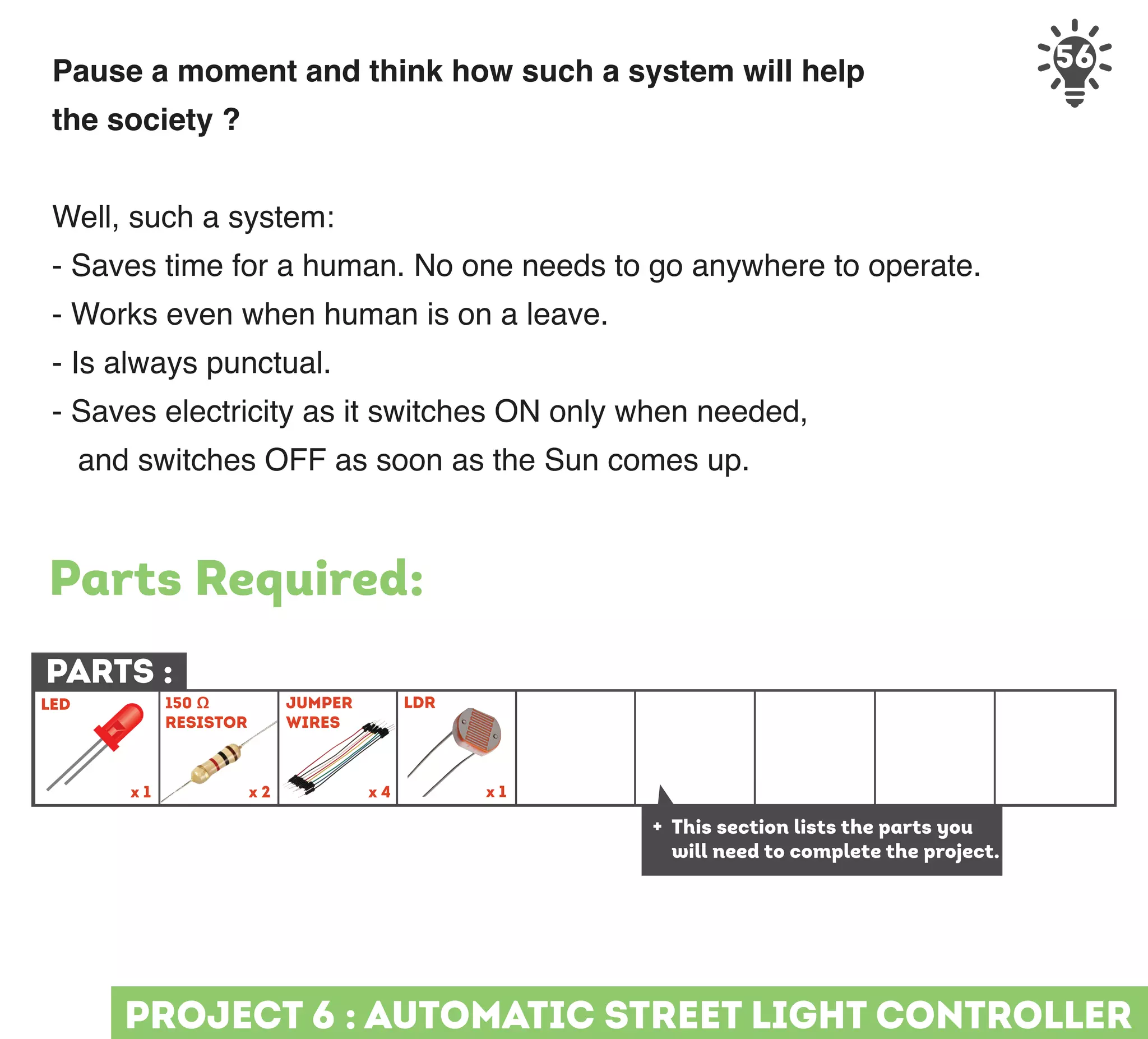 Project 6: Automatic Street Light Controller | PDF