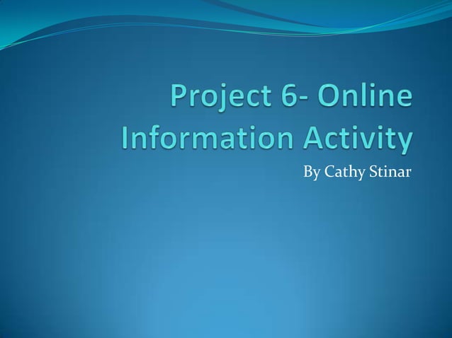 Project6 etech | PPTX