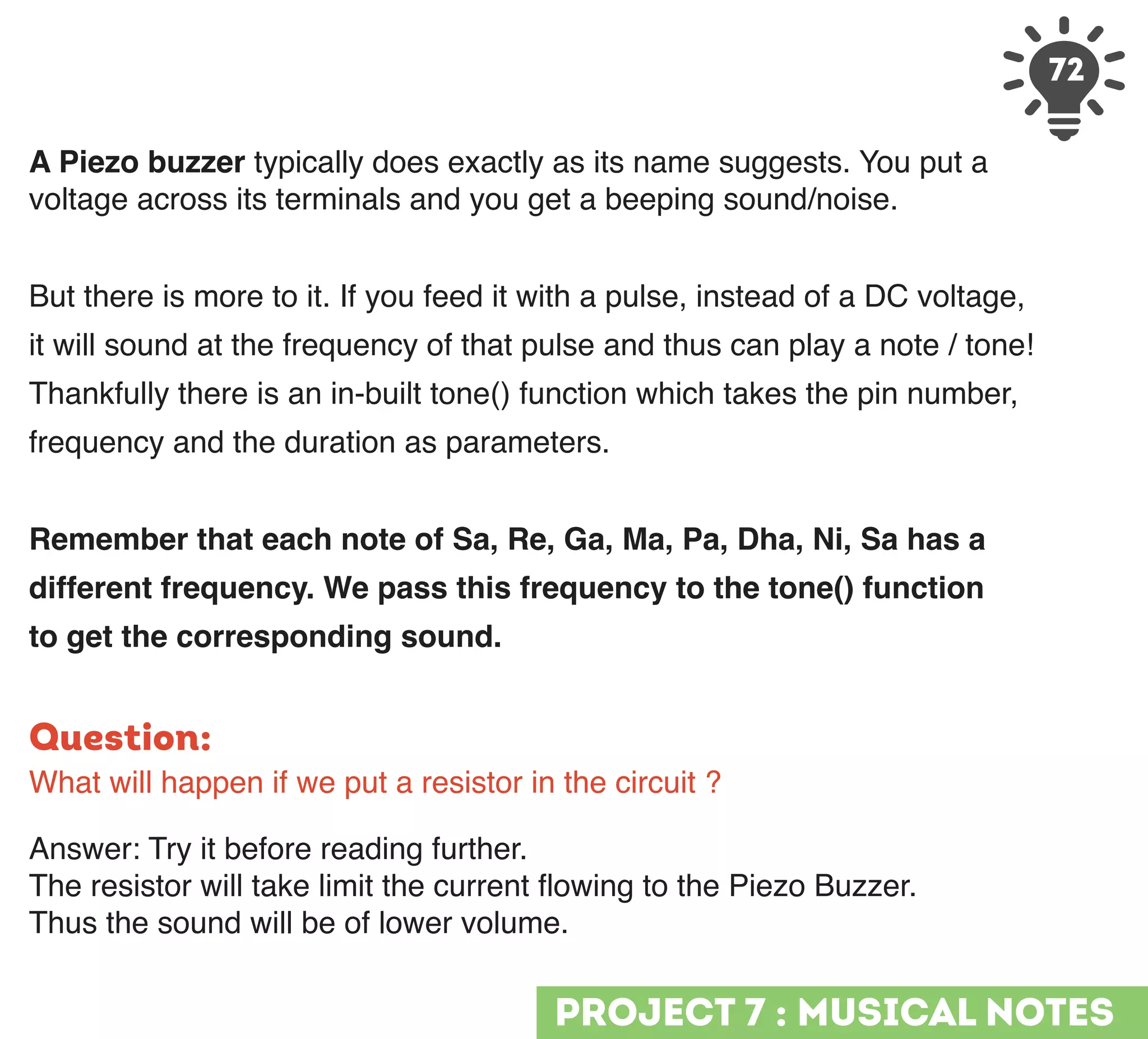 Project 7: Musical Notes | PDF