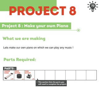 Project 8: Make Your Own Piano | PDF