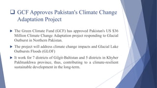 Project about climate change in Pakistan | PPTX