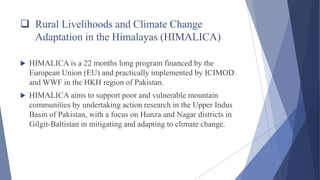 Project about climate change in Pakistan | PPTX