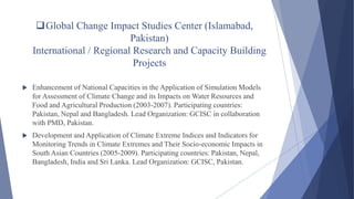 Project about climate change in Pakistan | PPTX