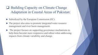 Project about climate change in Pakistan | PPTX