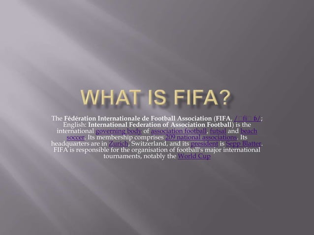 Project about football | PPTX | Soccer | Sports