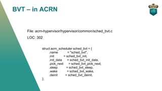 Project ACRN CPU sharing BVT scheduler in ACRN hypervisor | PDF | Operating Systems | Computer ...