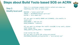 Project ACRN how to build a Yocto Project-based SOS | PDF | Operating Systems | Computer ...