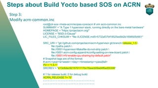 Project ACRN how to build a Yocto Project-based SOS | PDF | Operating Systems | Computer ...
